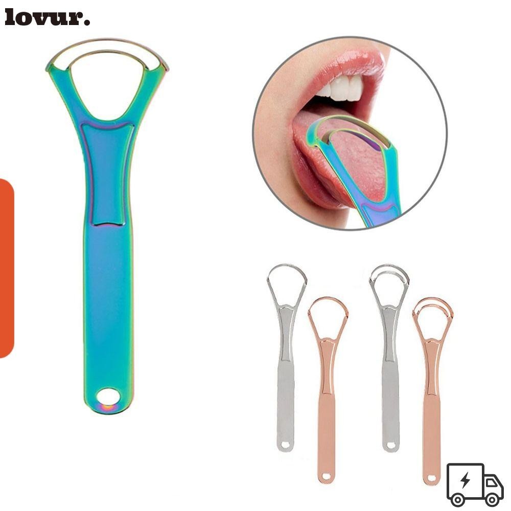LOVUR Escova De Boca , Raspador De Língua De Dois Andares De Aço ...