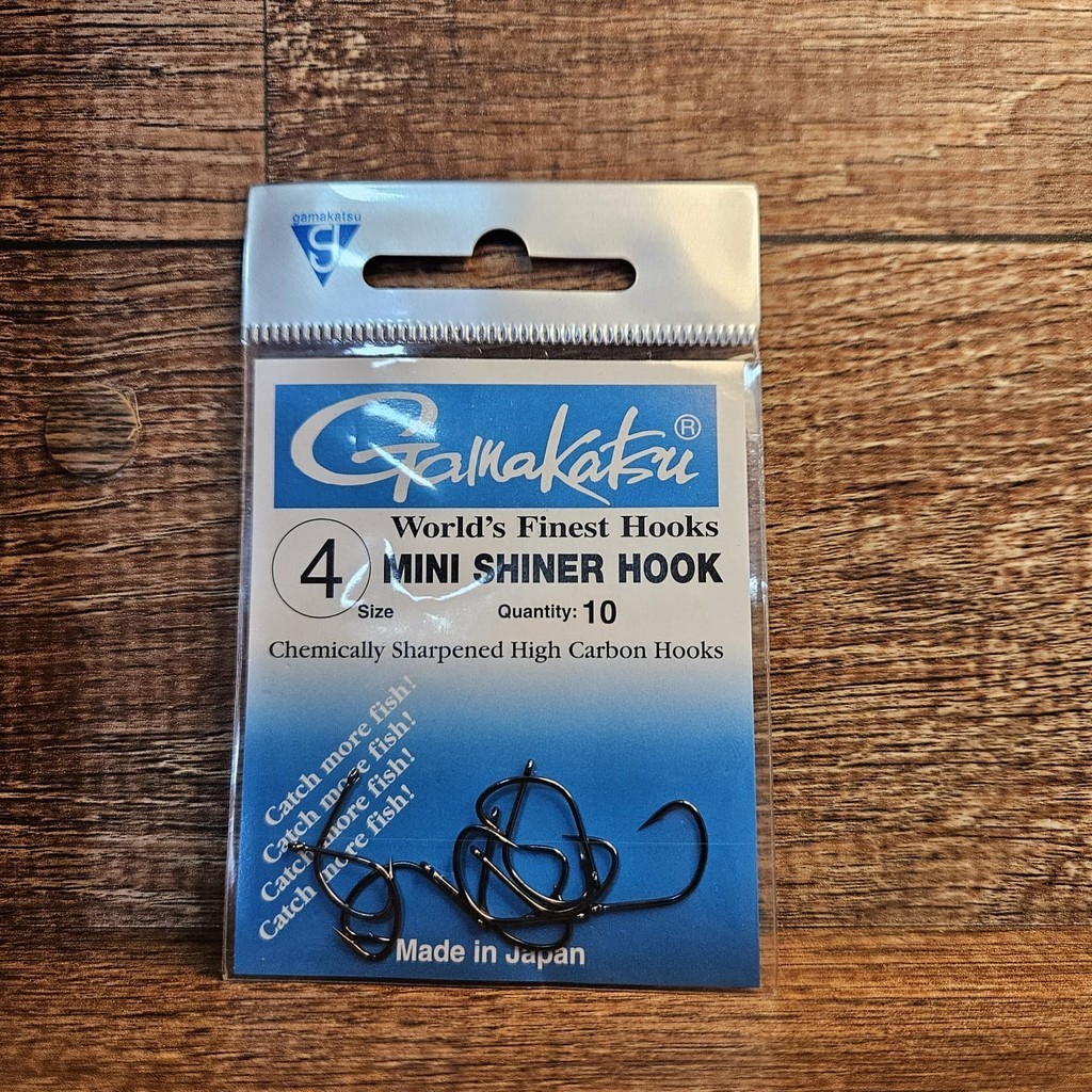 Anzol Gamakatsu Mini Shiner Hook - Vários Tamanhos ( Com Fisga ...