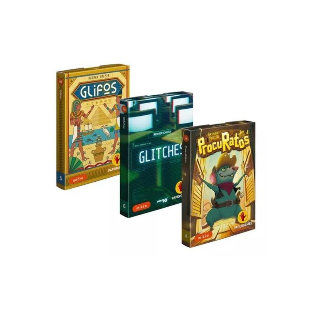 Kit Procuratos + Glifos + Glitches Linha Micro 2 Papergames | Shopee Brasil