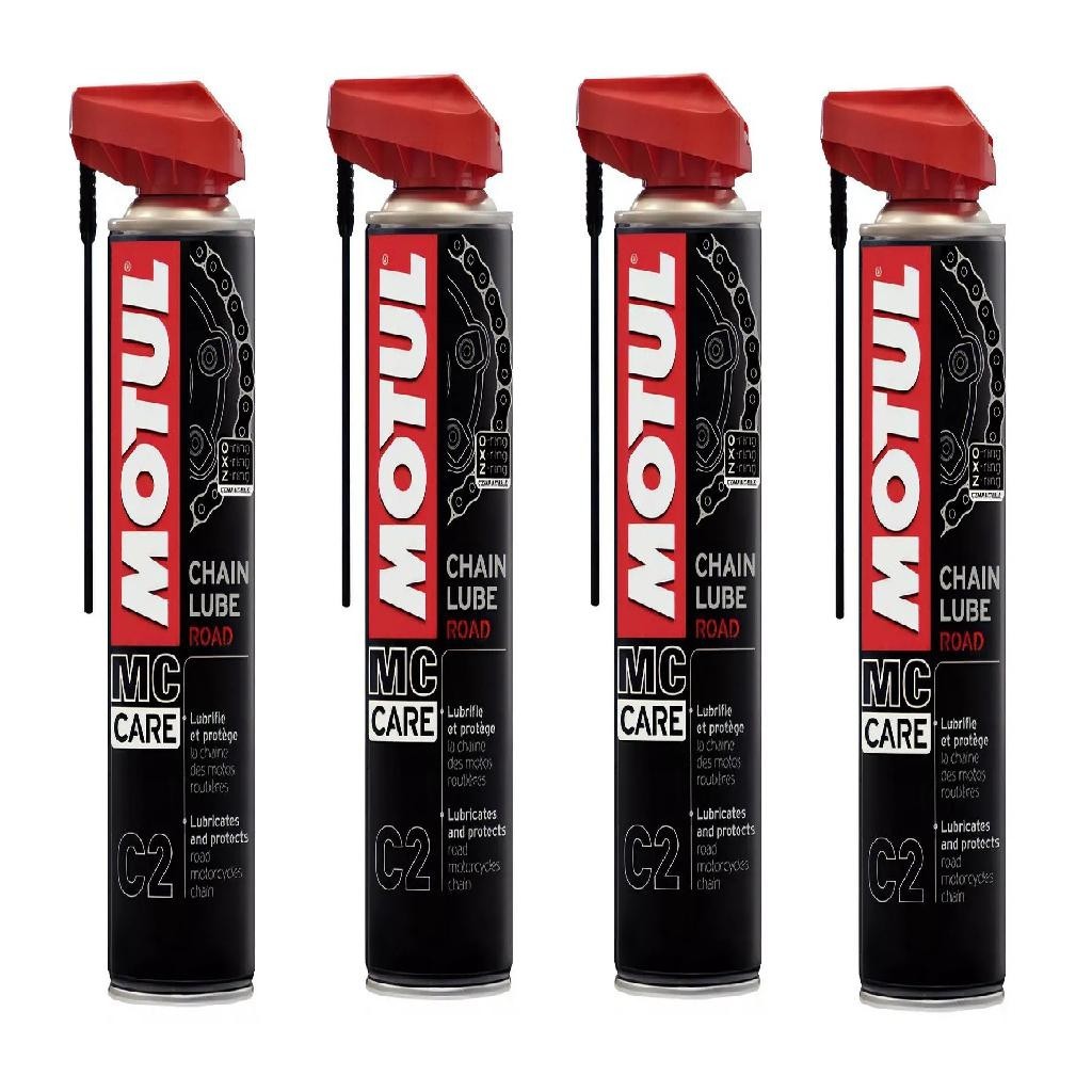 Motul C2 Chain Lube Road Lubrificante Corrente Moto 400ml USO ATE 600CC ...