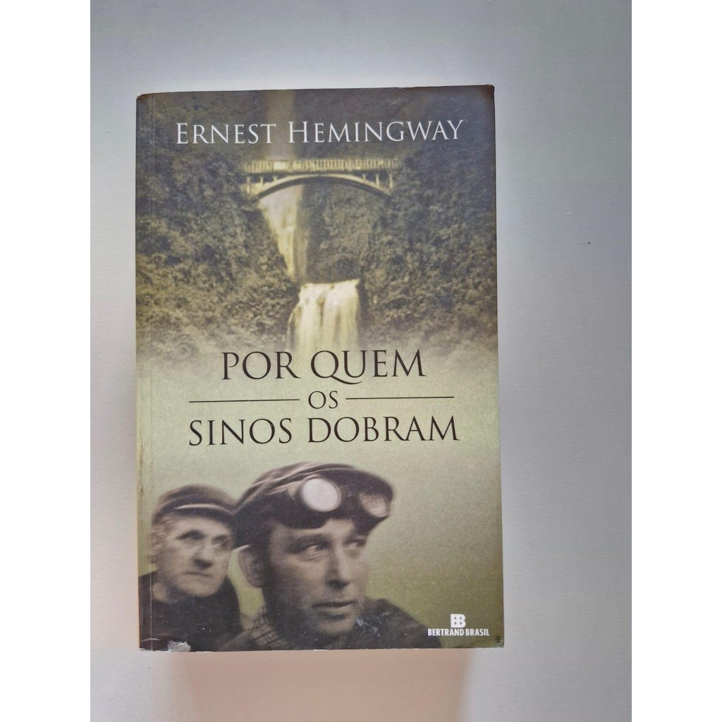 LIVRO, POR QUE OS SINOS DOBRAM, ERNEST HEMINGWAY | Shopee Brasil