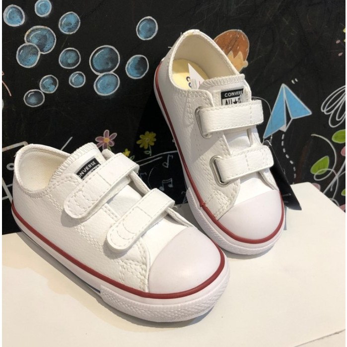Tênis bebe Infantil all star Velcro várias cores Menino Menina | Shopee ...