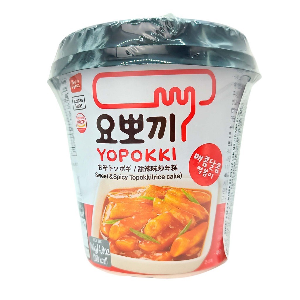 Yopokki Coreano Original Sweet Spicy Topokki Young Poong 140g | Shopee ...
