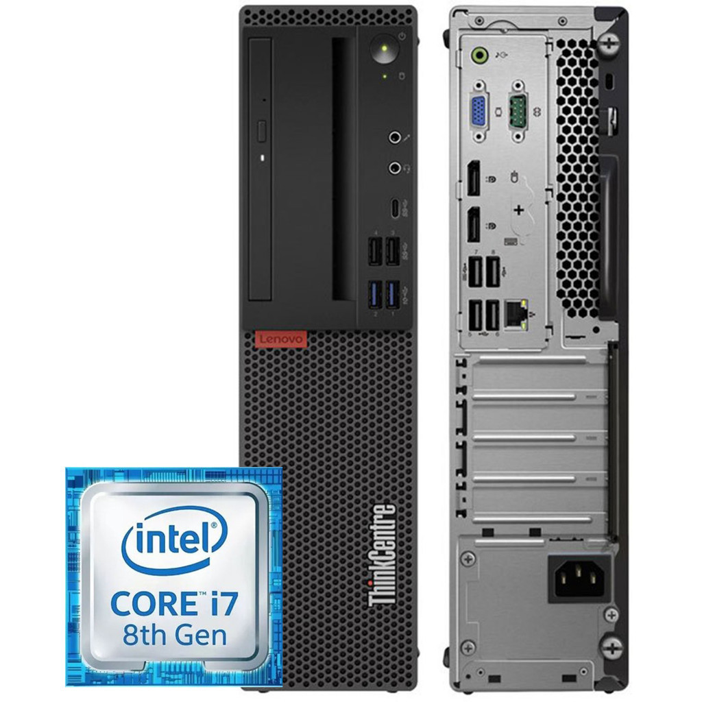 CPU Empresarial Lenovo, Thinkcentre M720s, Core i7 8ª Geração, 16GB de ...