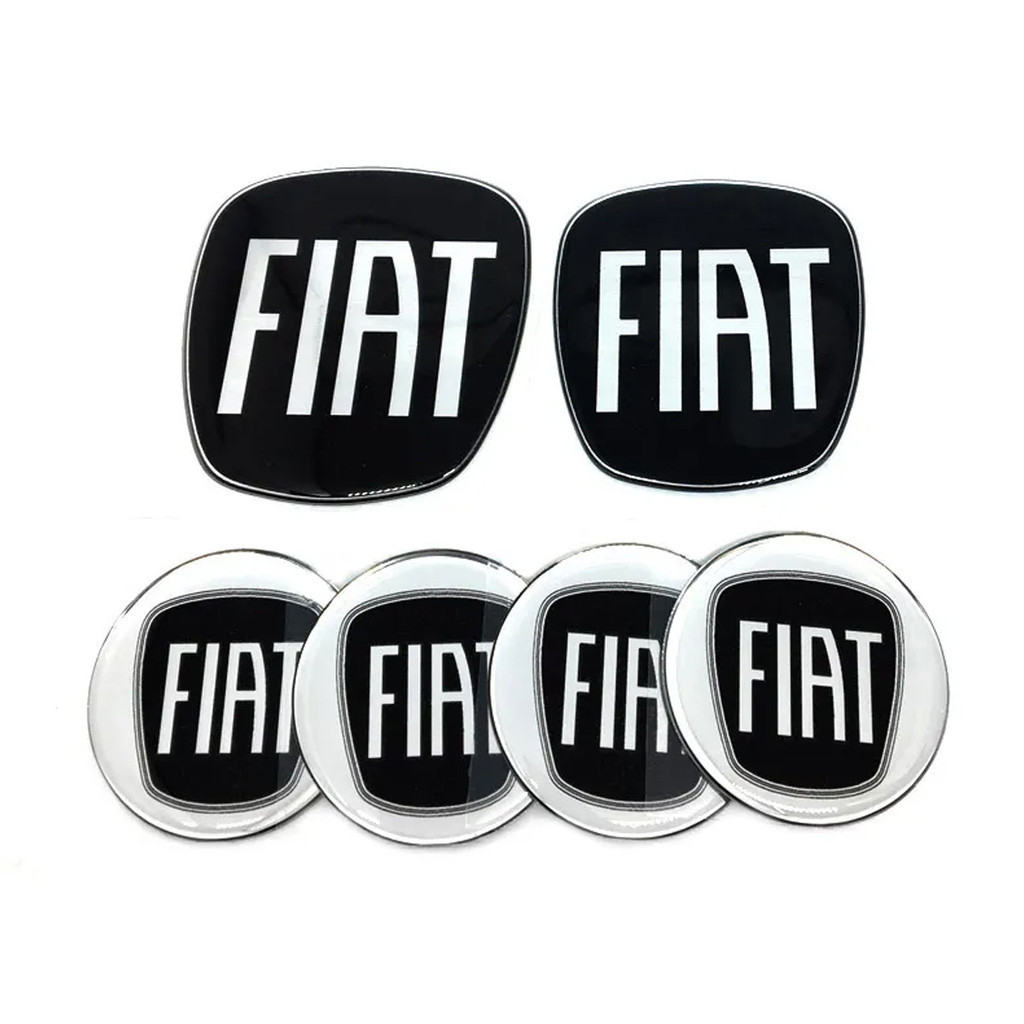Kit Adesivos Fiat Doblo Emblemas Logo Black Piano Genérico | Shopee Brasil