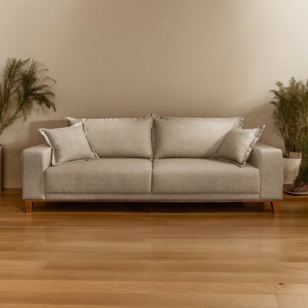 Sofá Fixo 3 Lugares Luxo 180 Cm Argos | Shopee Brasil