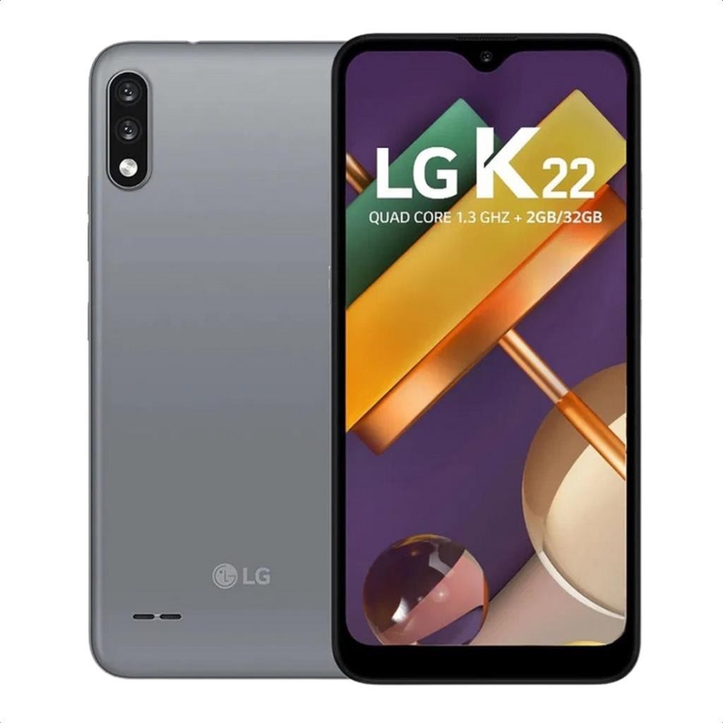 Smartphone LG K22 Titanium Tela 6.2" 32GB 2gb Ram | Shopee Brasil