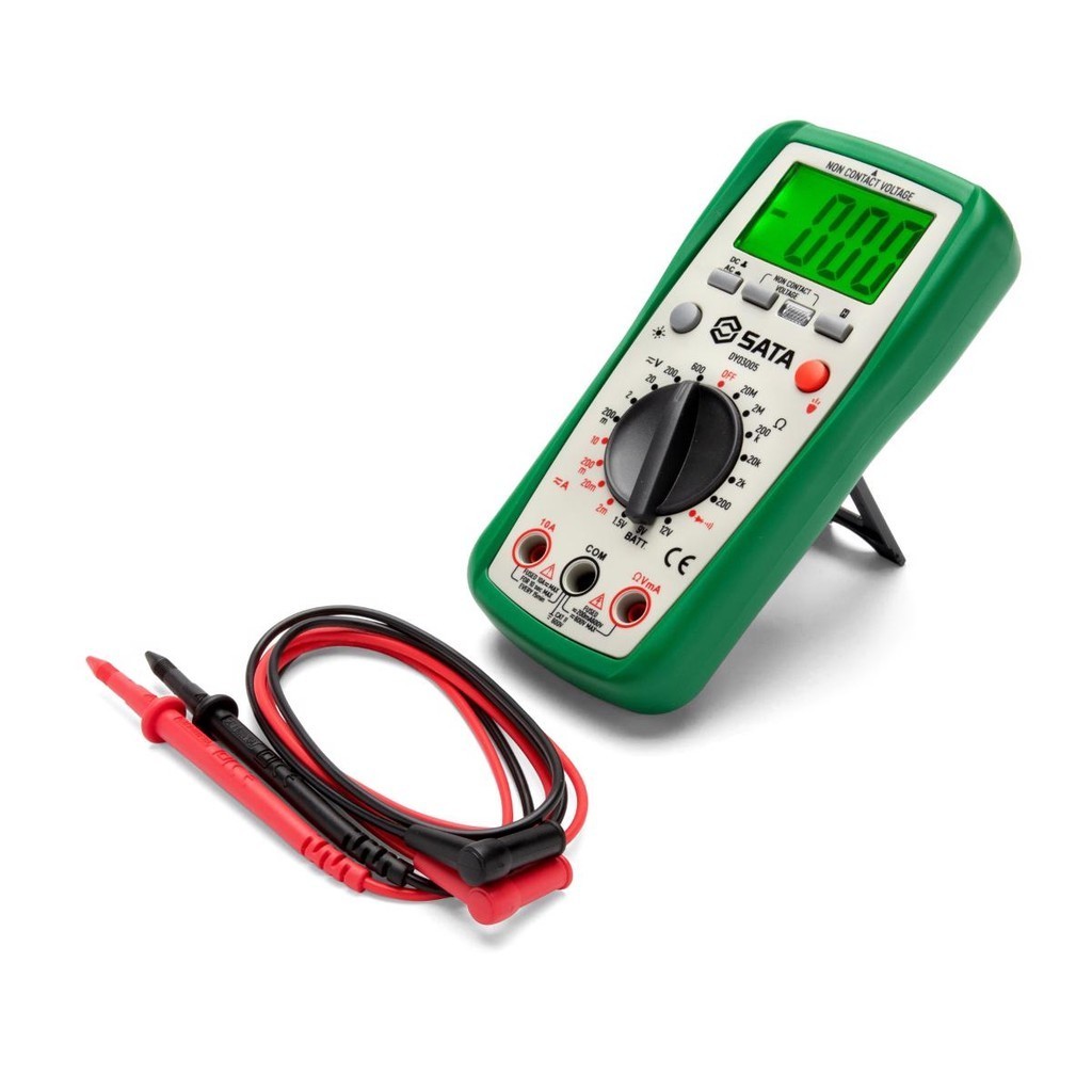 Multimetro Digital DC/AC Cat II 600v Sata STDY03005 | Shopee Brasil