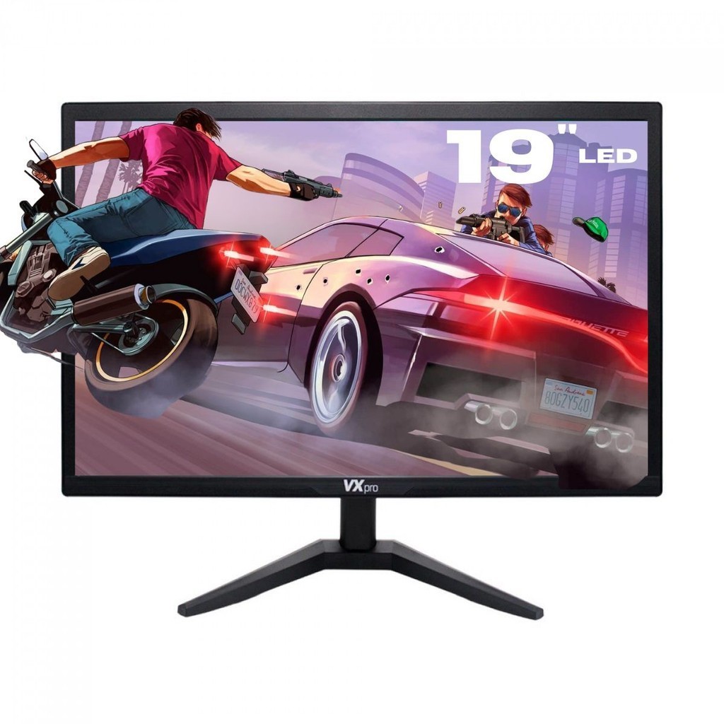 Monitor 19 Polegada Led Full Hd 60hz Duex Vx190x PC Jogo Home Office ...