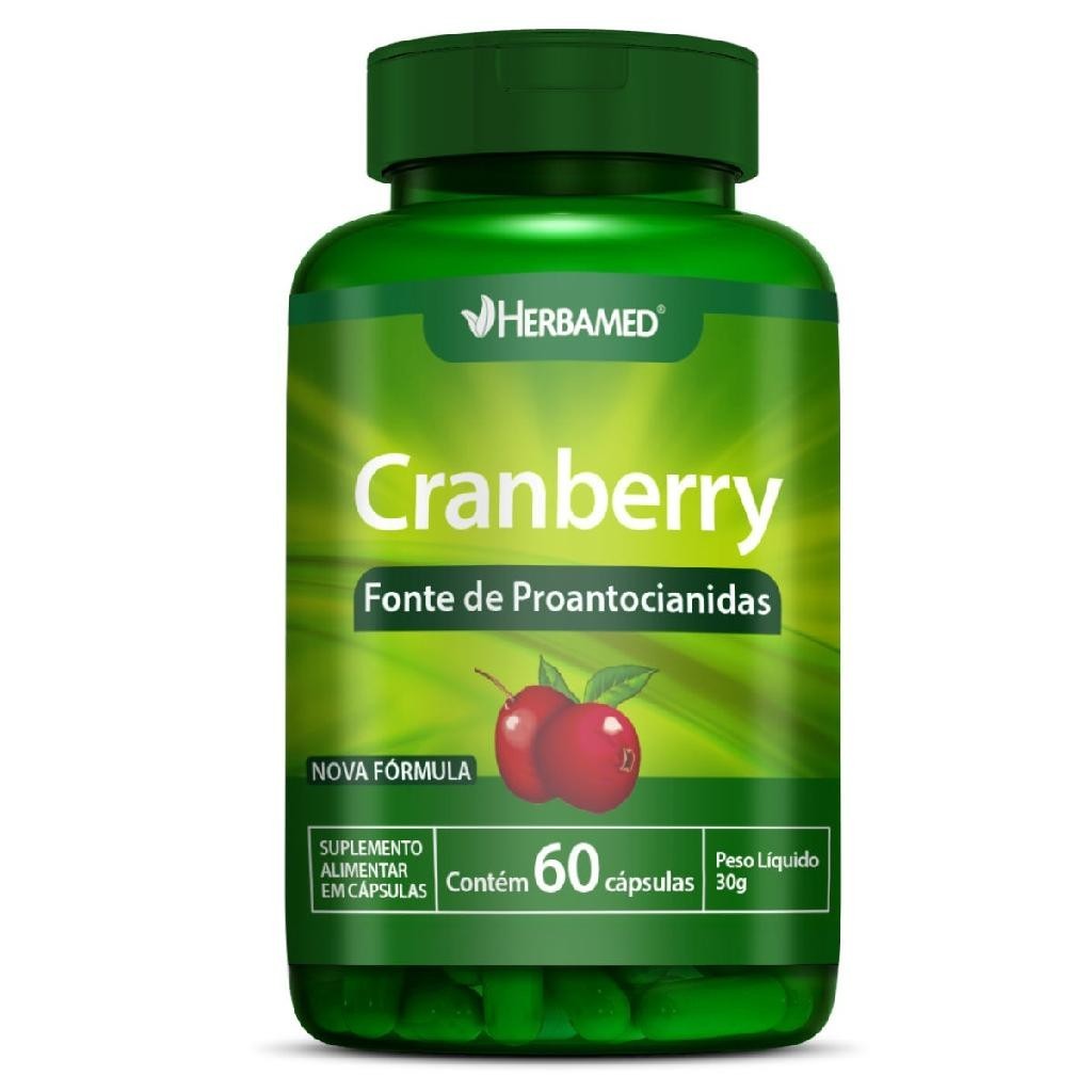 Cranberry 60 Cápsulas 500mg Herbamed | Shopee Brasil