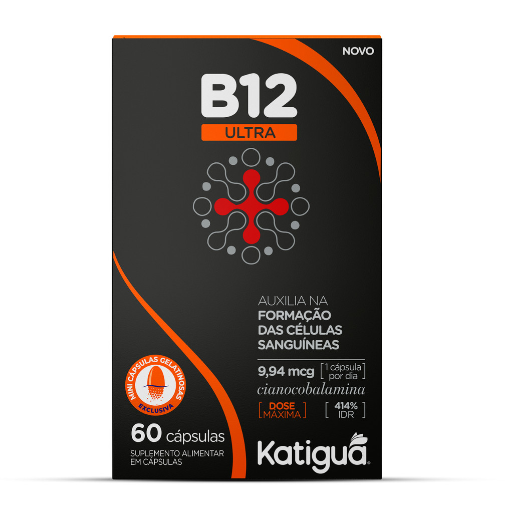 Vitamina B12 9,94MCG ULTRA 60 GELCAPS | Shopee Brasil