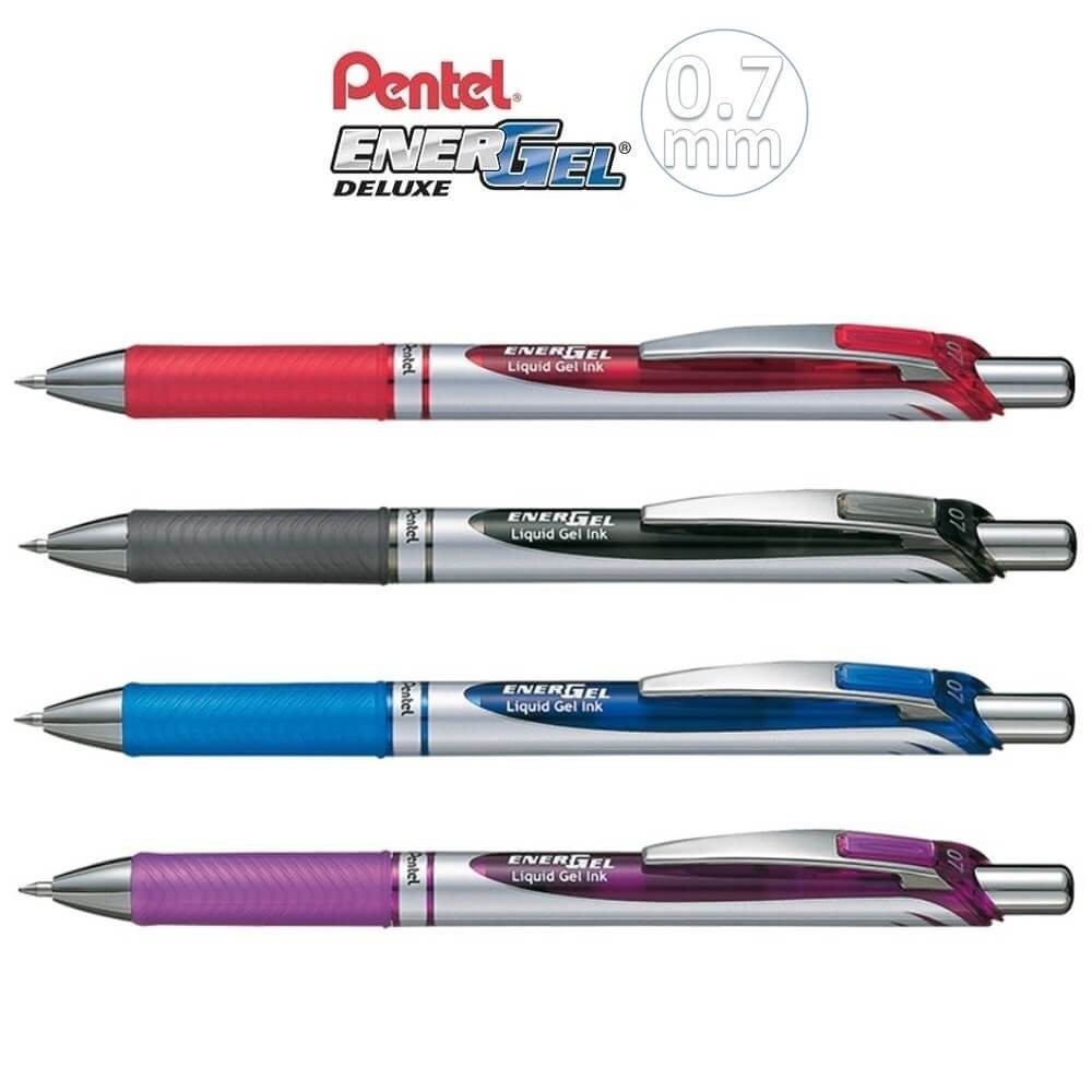 Caneta Energel Liquid Gel Ink Retratil 0.7mm BL77 - Pentel | Shopee Brasil