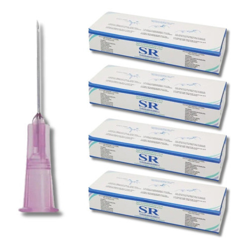 Kit Agulha Roxa 20x5,5 HiPodérmica Sr 24g 400 Uni. | Shopee Brasil
