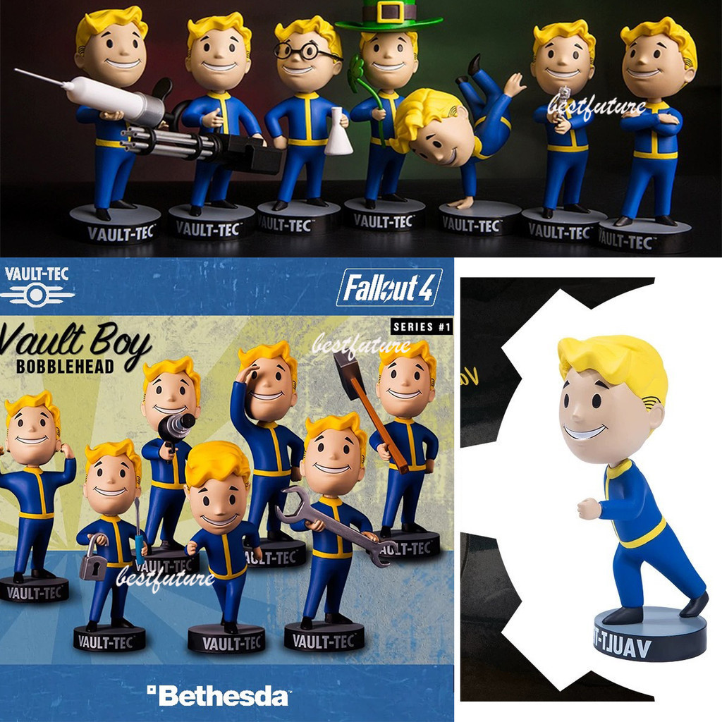 Ação Figura Fallout 4 Figurines Vault Boy Pip Modelo Doll Toys ...