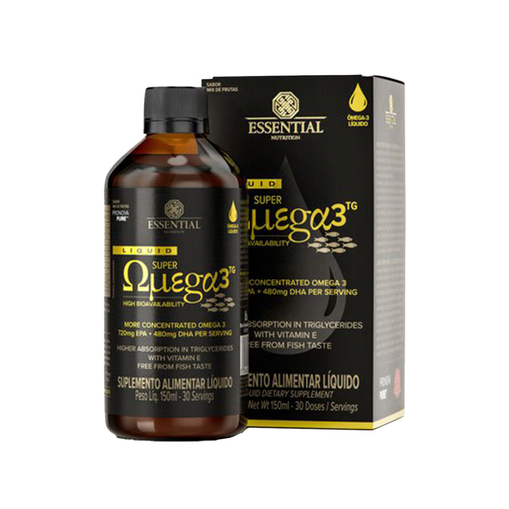 Super Ômega 3 TG - Ômega Liquido 150ml - Essential Nutrition | Shopee ...
