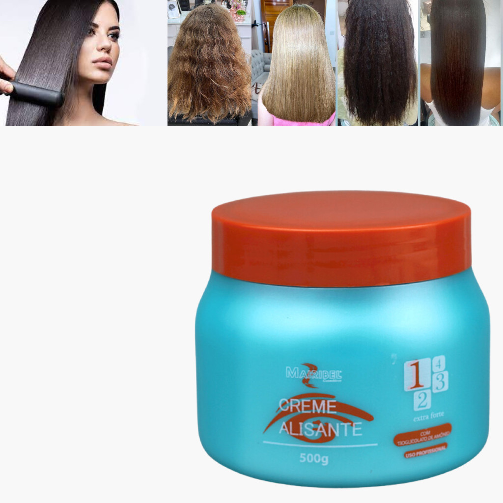 Creme Alisante com Tioglicolato de Amônia - 500g | Shopee Brasil