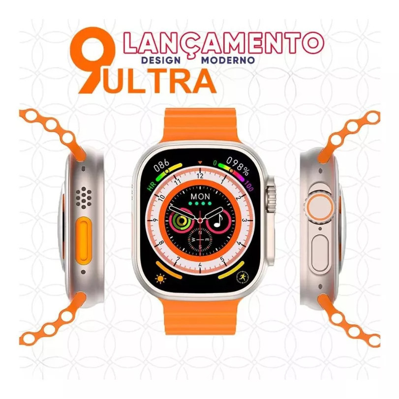 Smartwatch S9 Ultra Pro Bazik relógio esportivo com chamada Bluetooth ...