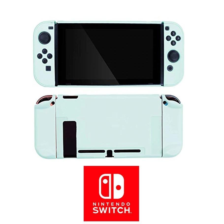 Capa Nintendo Switch Case Protecao Joycon Verde Pastel Genchin