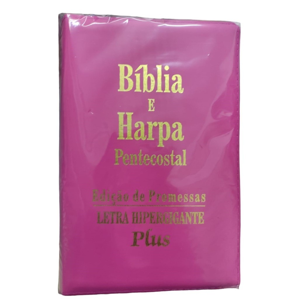Bíblia Sagrada com Harpa Pentecostal Com Corinhos Letra Hipergigante ...