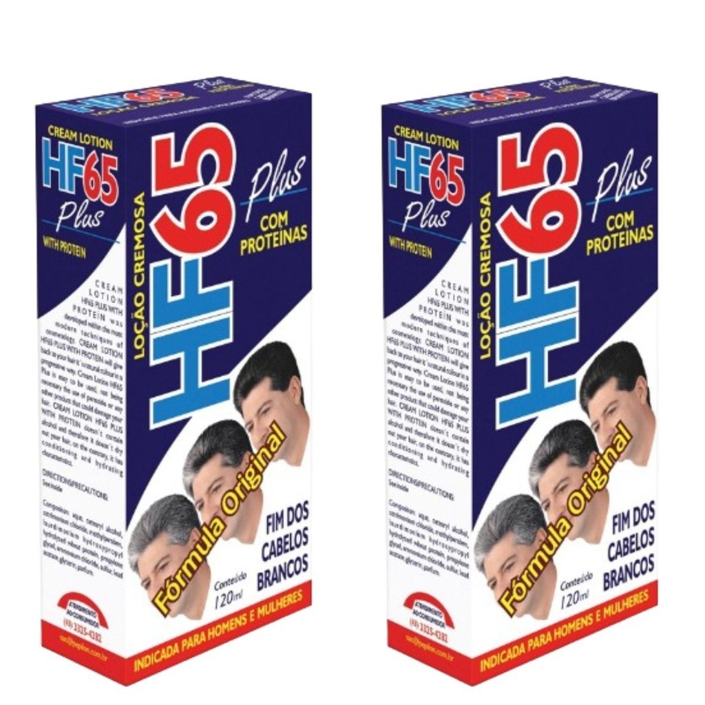 Kit 2 Loção Restauradora HF65 Plus Unissex 120Ml - Pepilon | Shopee Brasil