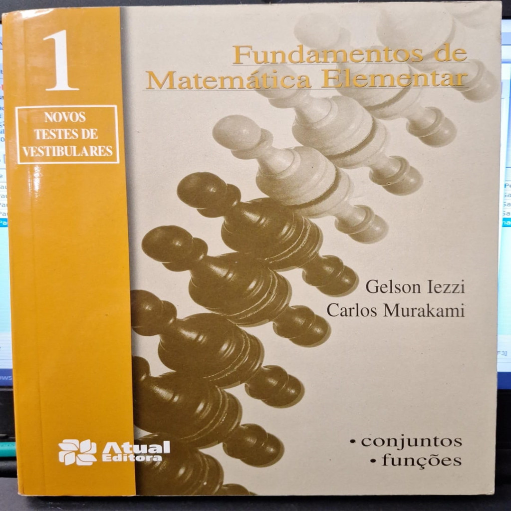 Fundamentos de Matematica Elementar Vol. 1 autor Gelson Iezzi | Shopee Brasil