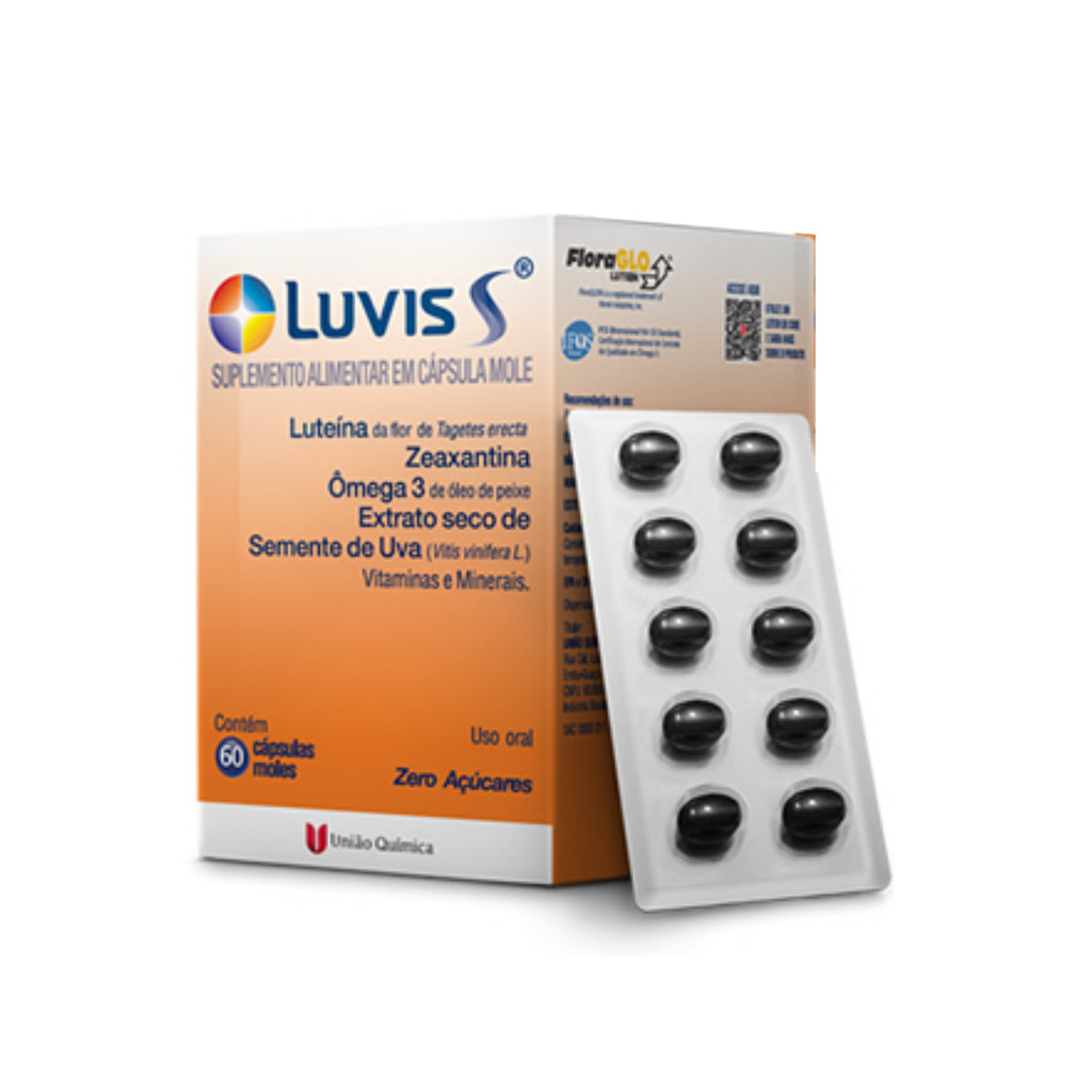 Luvis S 60 Cápsulas Gelatinosas - Genom | Shopee Brasil