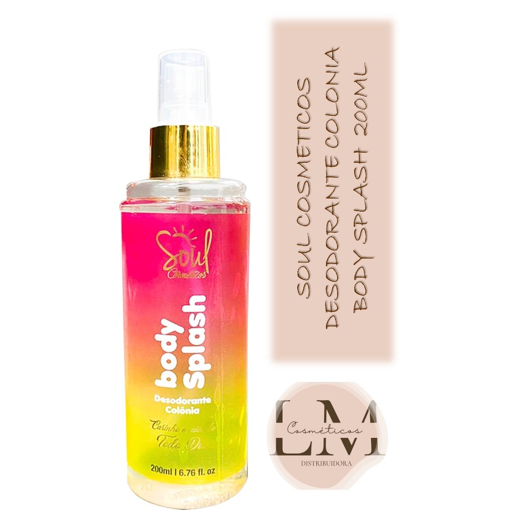 Soul Cosmeticos Desodorante Colonia Body Splash 200ml | Shopee Brasil