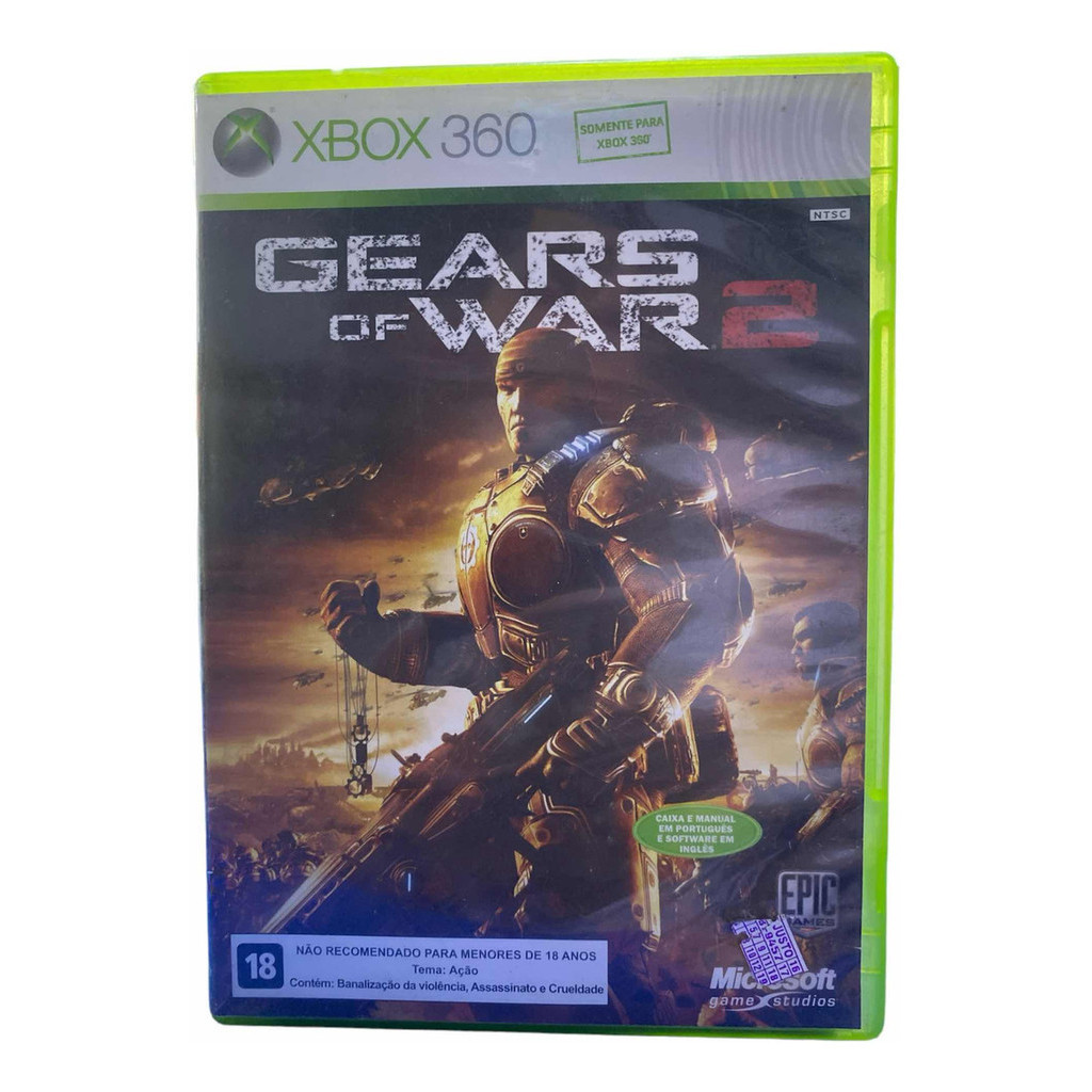 Jogo Gears Of War 2 Original Completo Xbox360 Usado | Shopee Brasil