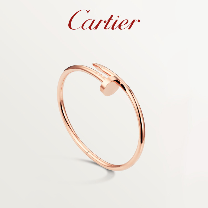 [Com Caixa] Cartier Cartier Juste un Clou Prego Rosa Ouro Platina ...