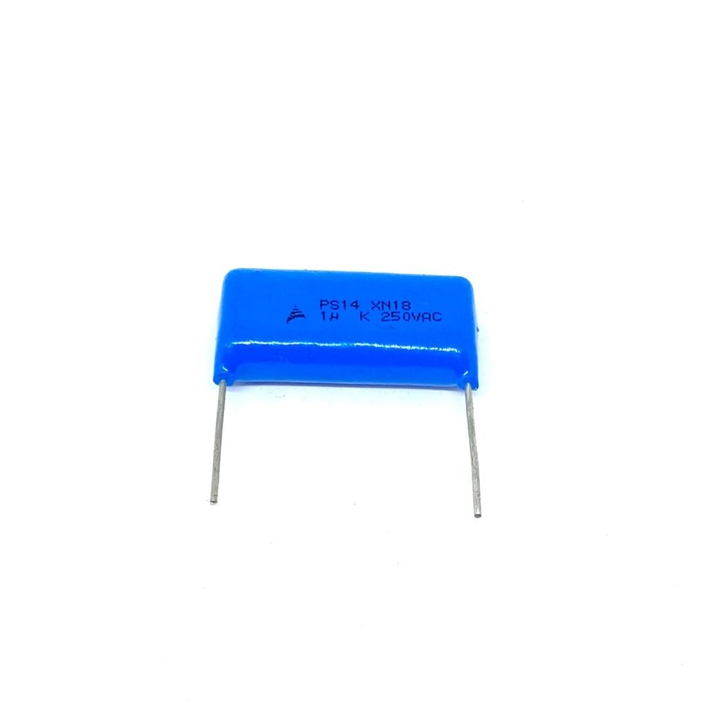 KIT COM 20 PEÇAS - CAPACITOR POLIESTER MKP 1UF 250V 30X8X14MM PASSO 27 ...