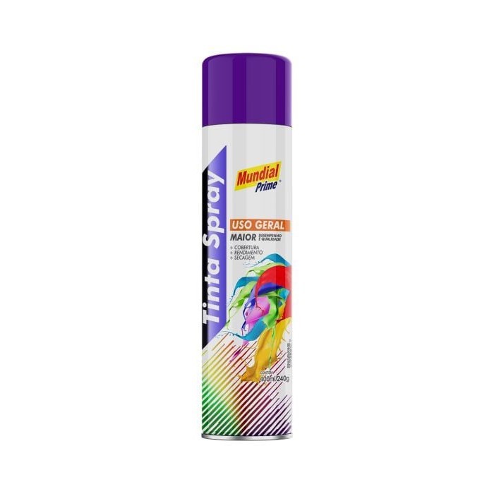 Tinta Spray Violeta Roxo Uso Geral 400ml | Shopee Brasil