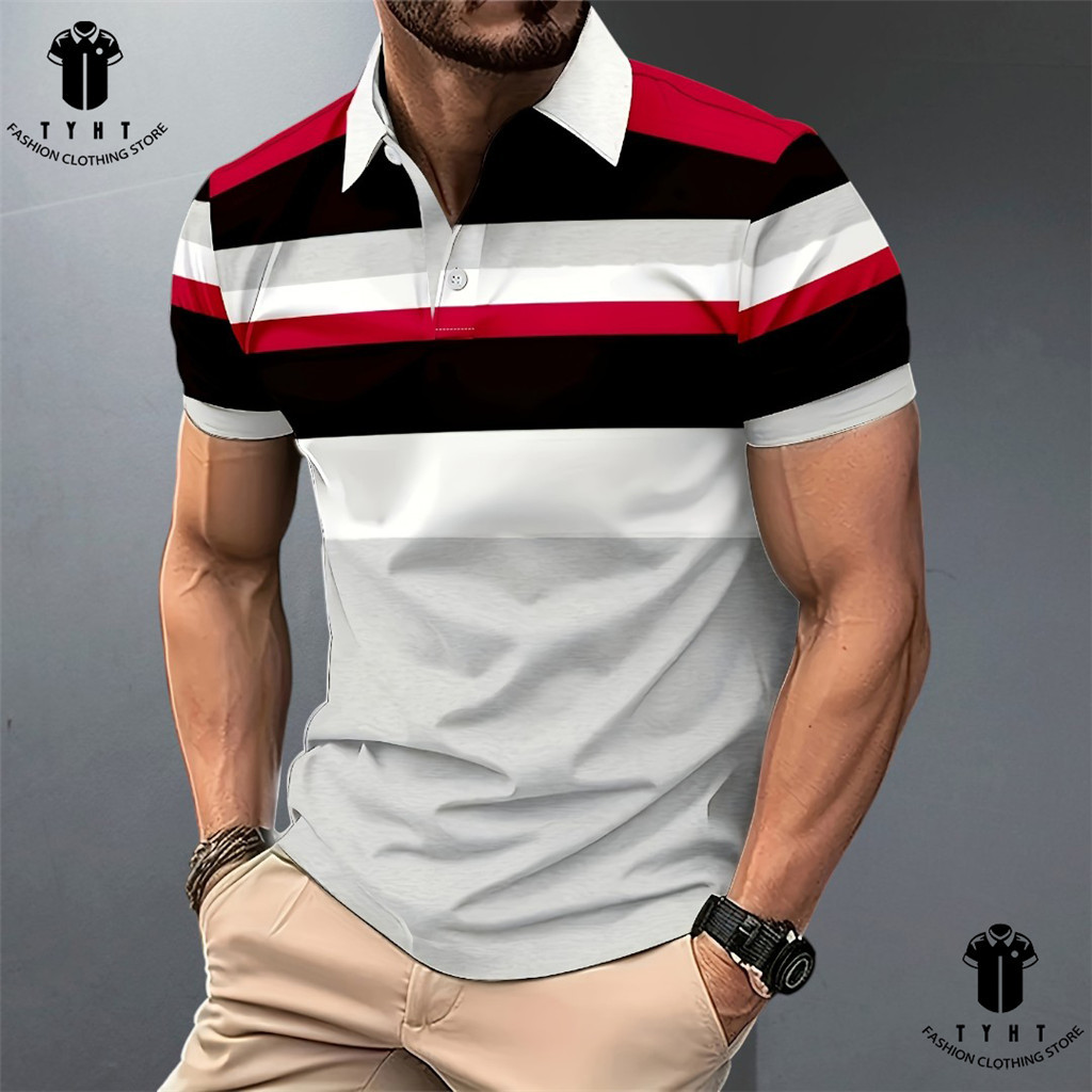 TYHT-Estilos Da Moda Camiseta polo De Sublimação Completa Para Homens ...