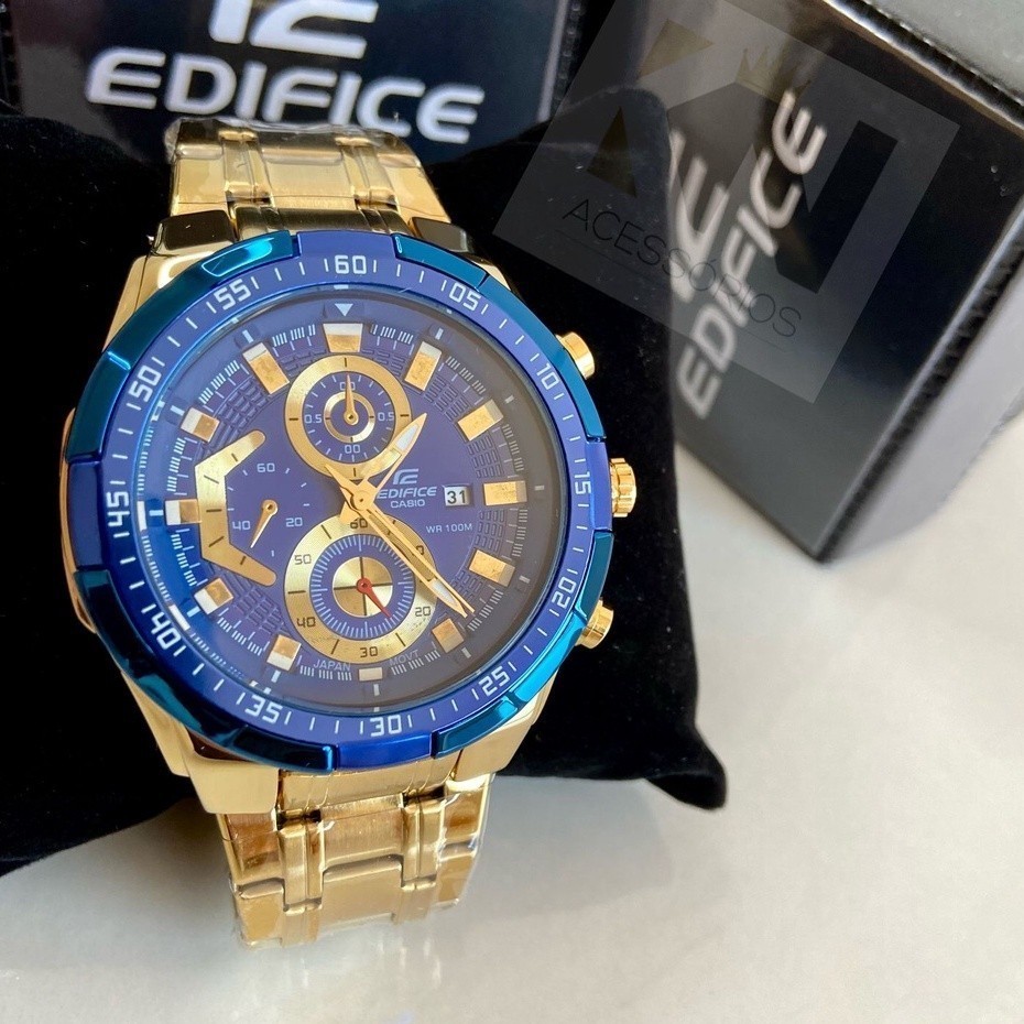 Relógio Edifice – Design Moderno | Shopee Brasil