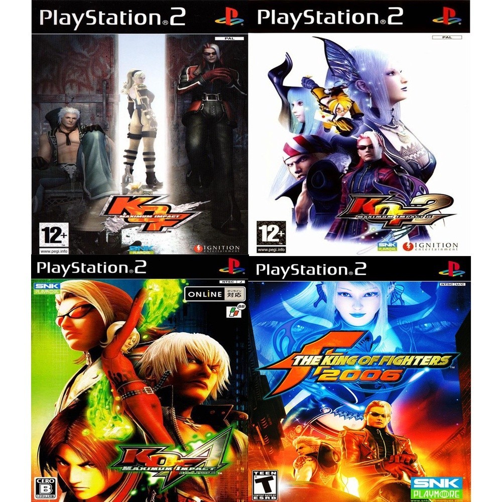 Kit The King Of Fighters Maximum Impact com 4 Jogos (PS2) | Shopee Brasil