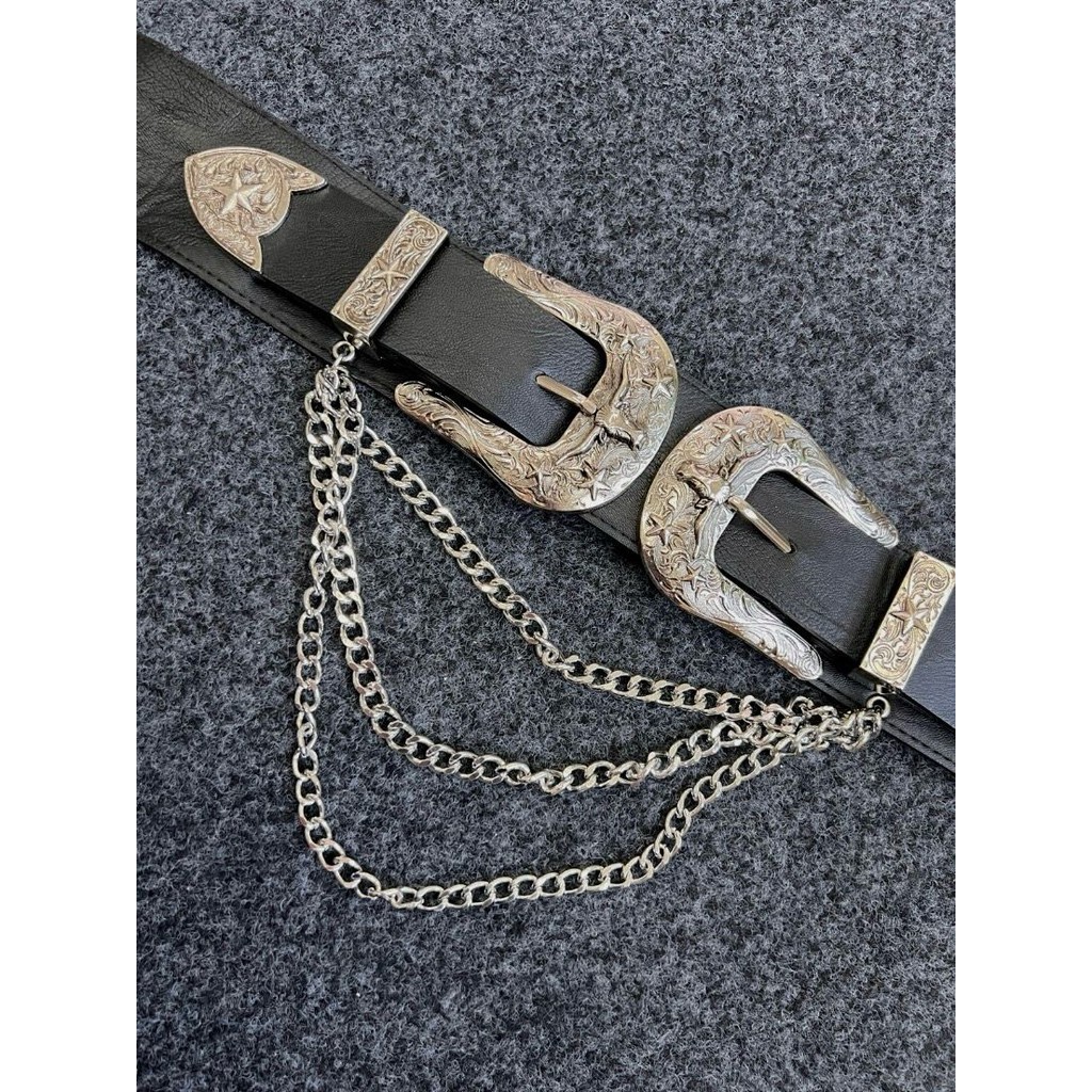 CINTO LARGO ELASTICO 2 FIVELAS COUNTRY 009 | Shopee Brasil