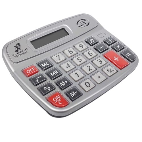 CALCULADORA ELETRONICA X-CELL XC-CA-9835 8 DIGITOS | Shopee Brasil