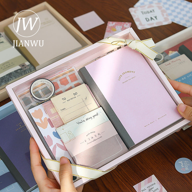 JIANWU 155Pcs/set Warm Mail Series Vintage A6 Caderno E Material ...