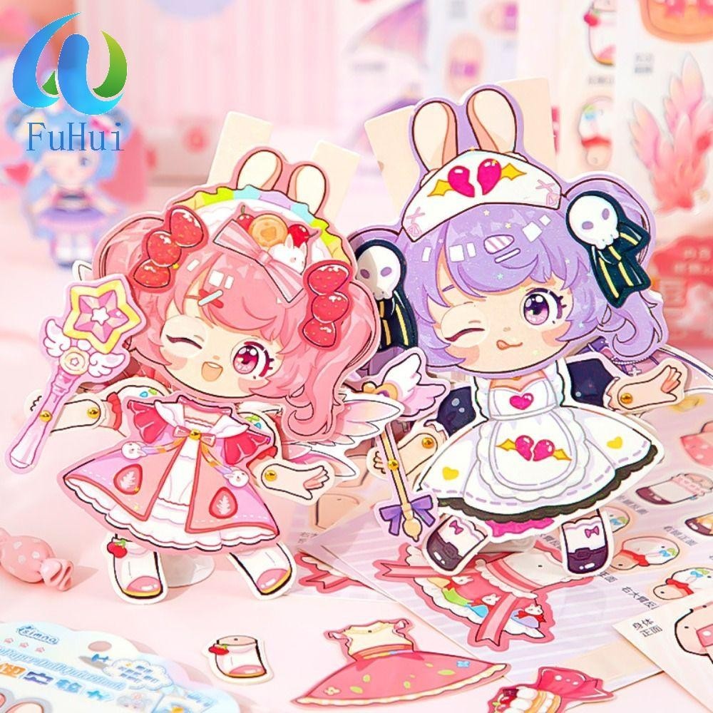 FUHUI DIY Paper Puppet Toy , Boneca De Papel Artesanal 3D , Kawaii Hand ... FUHUI DIY Paper Puppet Toy , Boneca De Papel Artesanal 3D , Kawaii Hand ...