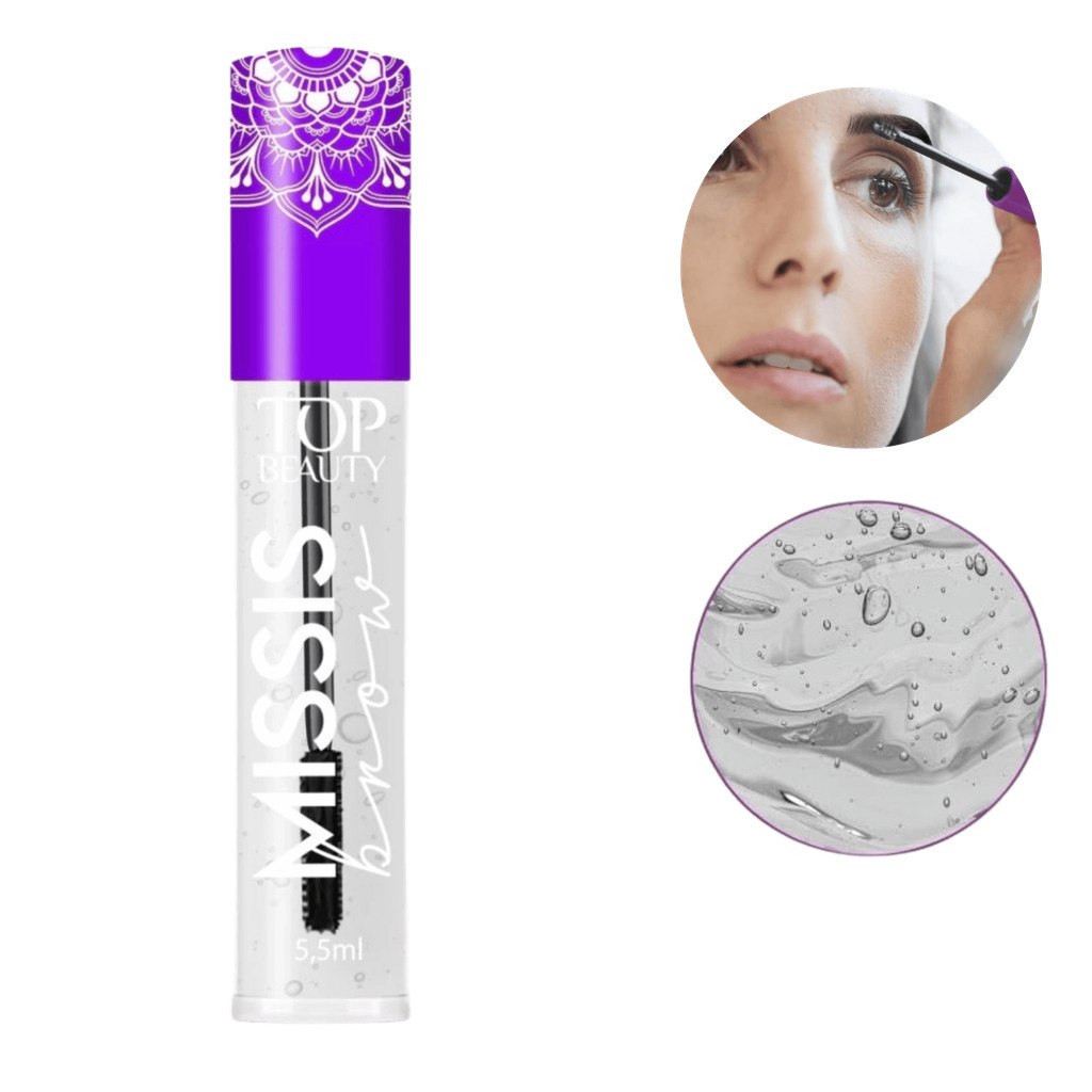 Missis Brow Gel Incolor para Sobrancelhas Top Beauty | Shopee Brasil
