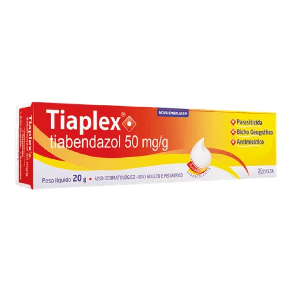 Tiabendazol Tiaplex Pomada 20G Contra Micose, parasita e bicho ...