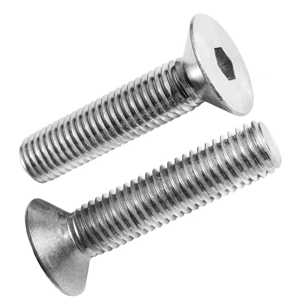 KIT 100 PARAFUSO ALLEN CH INOX M6 X 20 MA DIN 7991 | Shopee Brasil