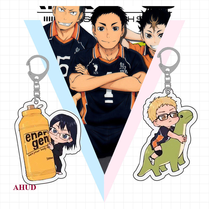 Chaveiro AHUD Anime Personalizado Mini PVC Haikyuu Porta-Chaves De ...