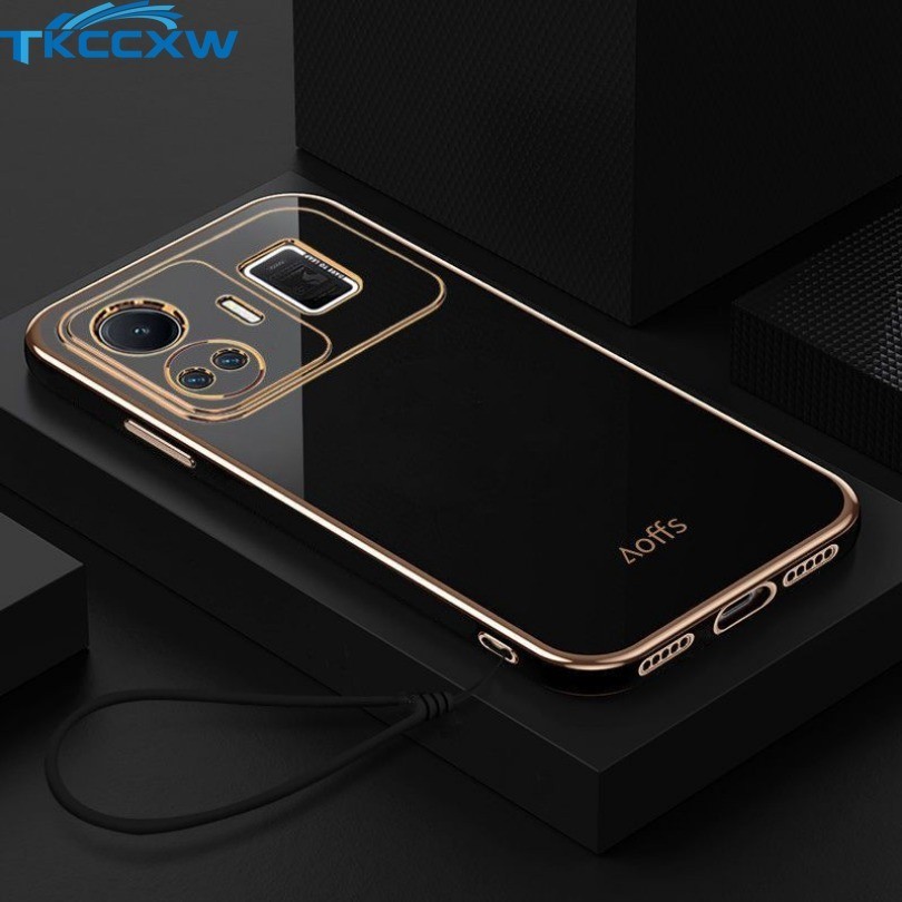 Para Realme GT3 GT5 GT Neo 5 SE 3 2 2T 3T GT2 Pro Master Edition Flash Capa Quadrada De Luxo ...