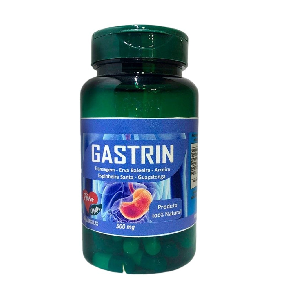 Gastrin 60 Cap De 500mg Gastrite Refluxo | Shopee Brasil