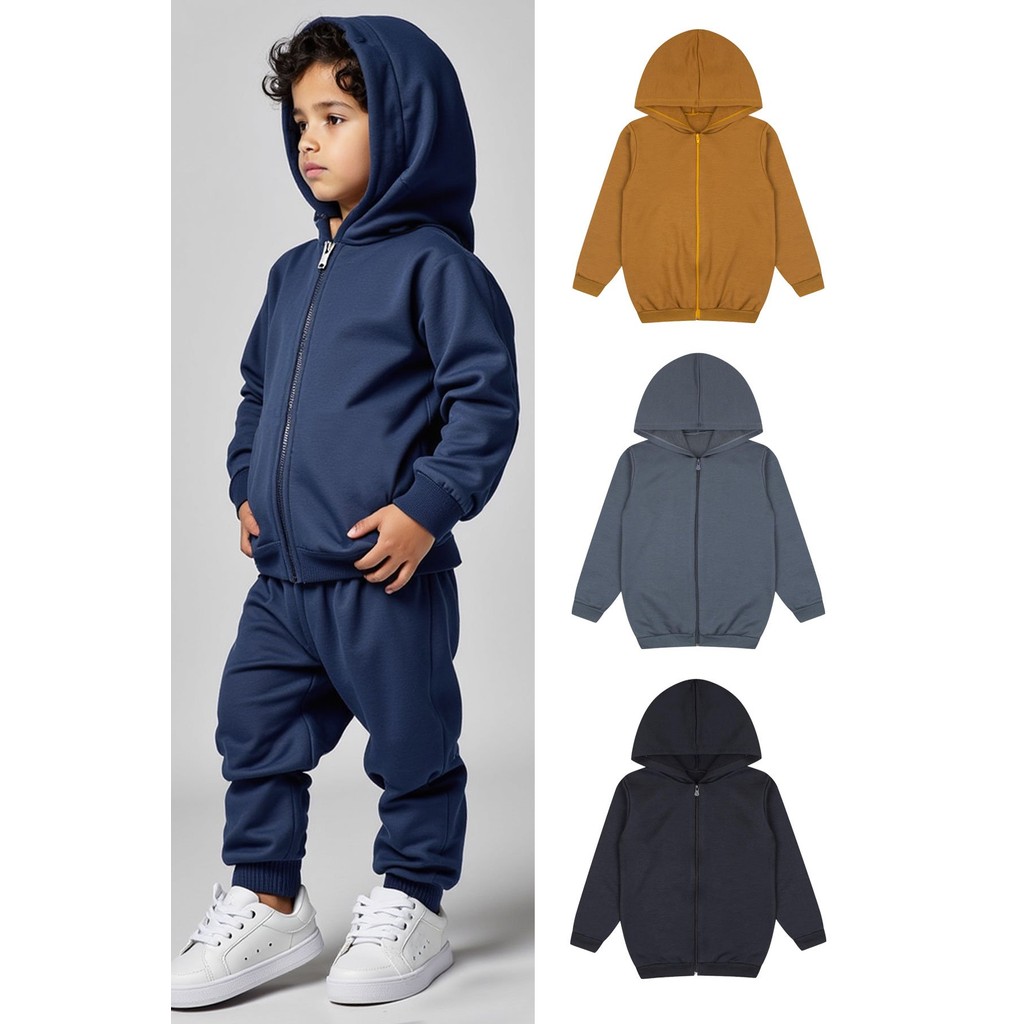 Kit Sortido 2 Jaquetas Sem Felpa Infantil Menino - Alemara | Shopee Brasil