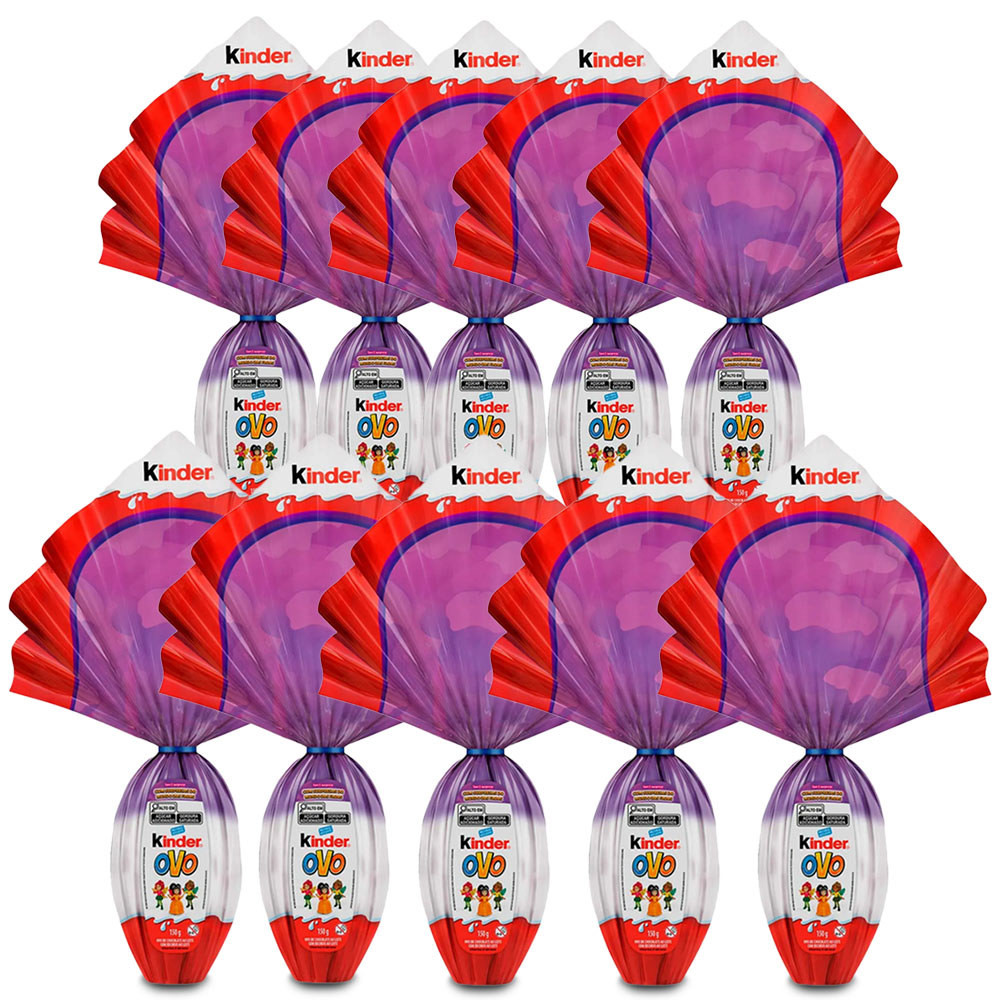 Ovo de Páscoa Kinder Mundo das Fadas Kit 10 Unidades de 150g | Shopee ...