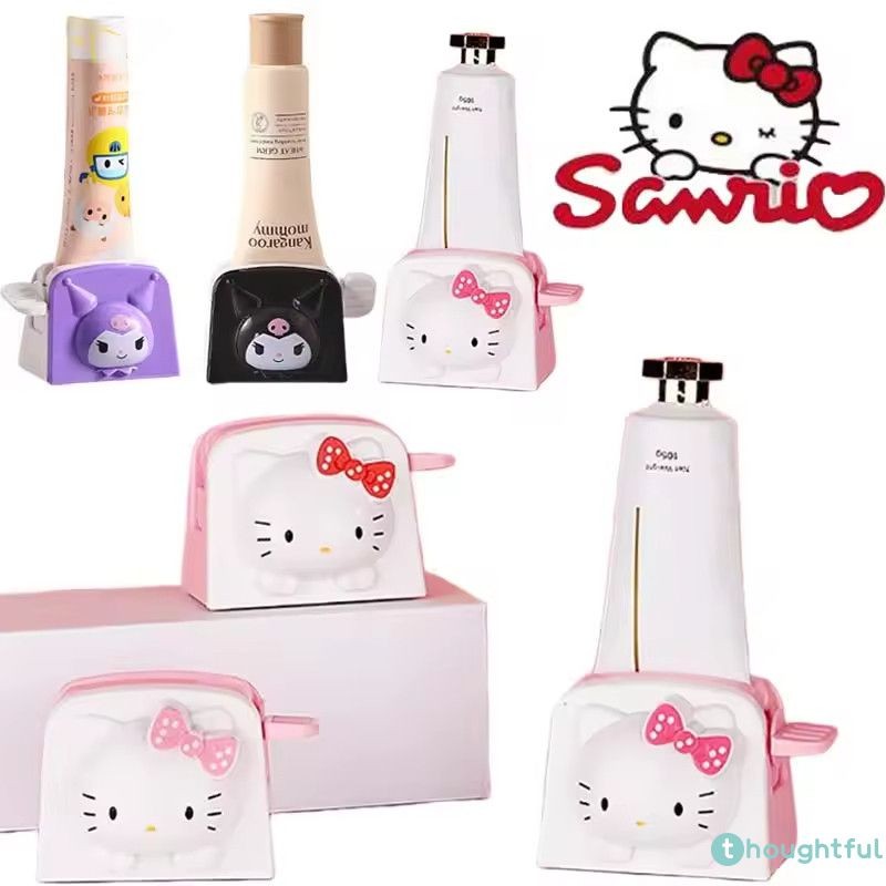 Sanrio Hello Kitty Kuromi Rolling Toothpaste Squeezer Shampoo Manual ...