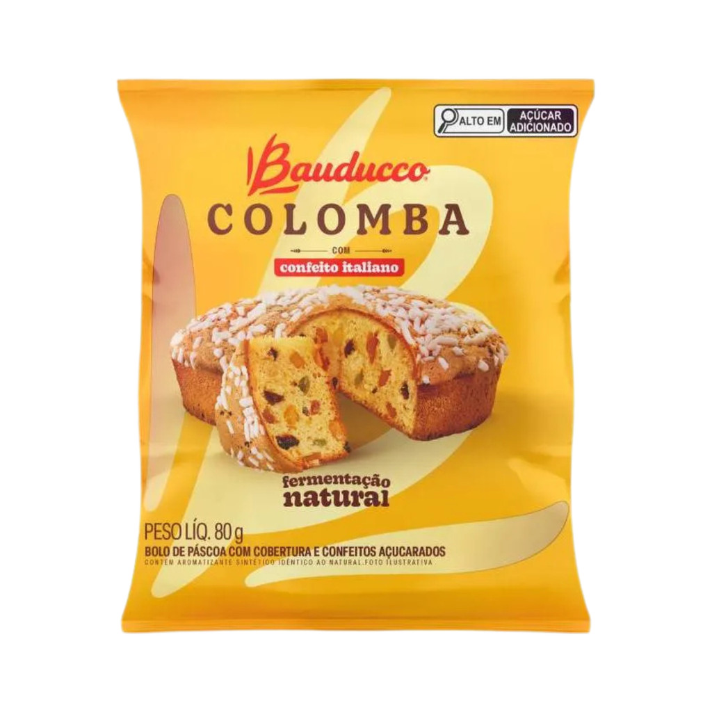 Mini Colomba Pascal Frutas Cristalizadas Bauducco 80g - Bolo de Pascoa ...