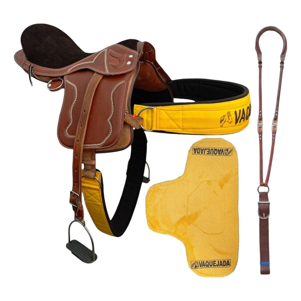 Sela Campo Barata Completa Selim Vaquejada Selote Passeio | Shopee Brasil