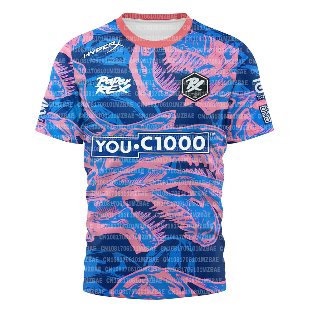 24/25 Papel REX Team Jersey Esport Game Valorant PRX Camisetas Uniformes Homens | Shopee Brasil